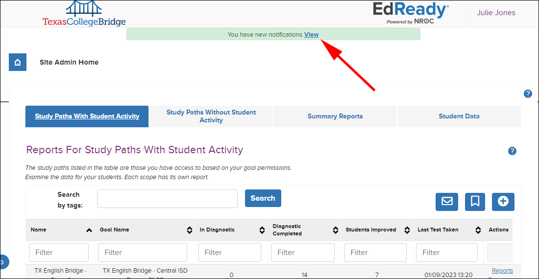 Viewing Submitted Essays – Texas College Bridge
