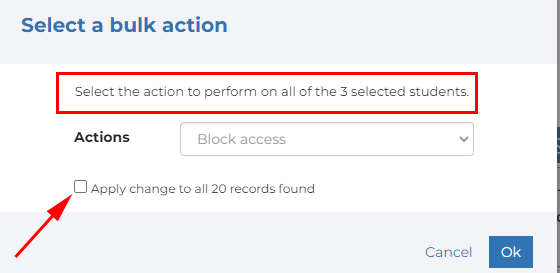 Controlled Student Access (Blocking/Unblocking) – Texas College Bridge