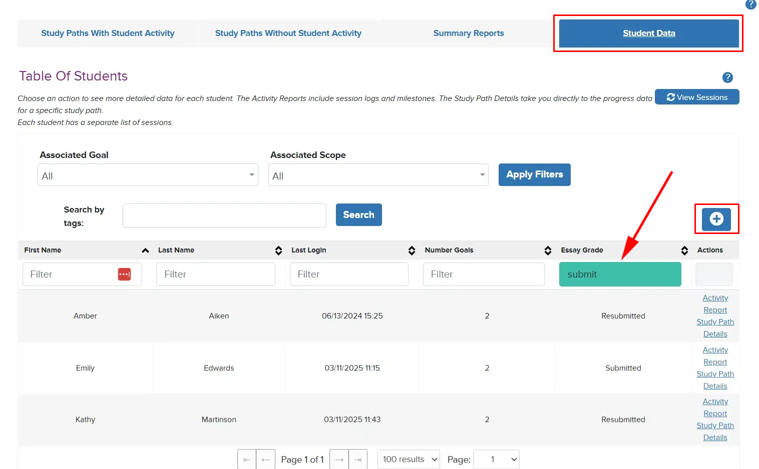 Viewing Submitted Essays – Texas College Bridge