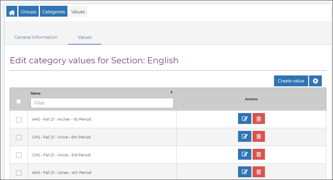Manage Class Sections (Math and English) – Texas College Bridge