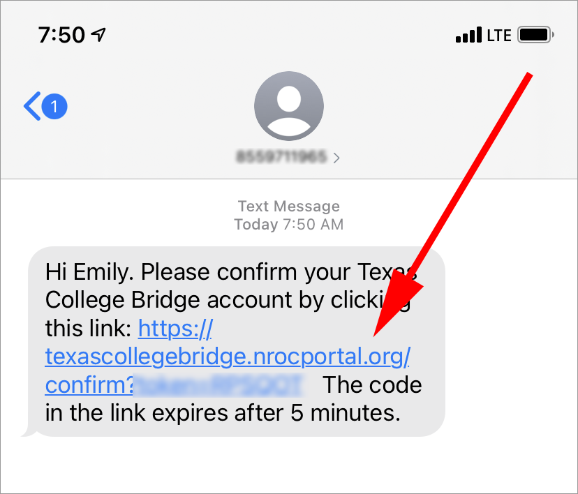 Account Registration – Texas College Bridge